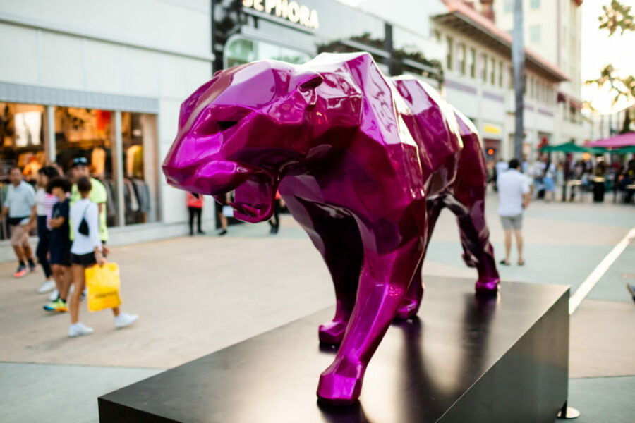 Richard Orlinski Exhibition – Lincoln Road Miami Beach – Shop, Dine, Enjoy